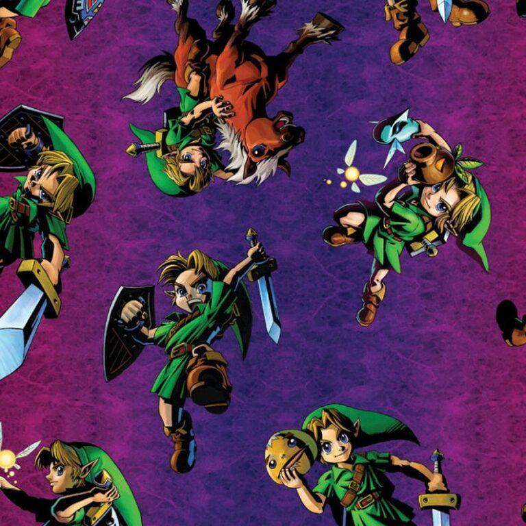 Nintendo Zelda Toss Fabric From Springs Creative - DnD Fabrics